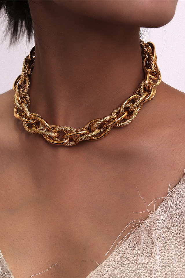 Punk Lock Choker Necklace – Orro Shop