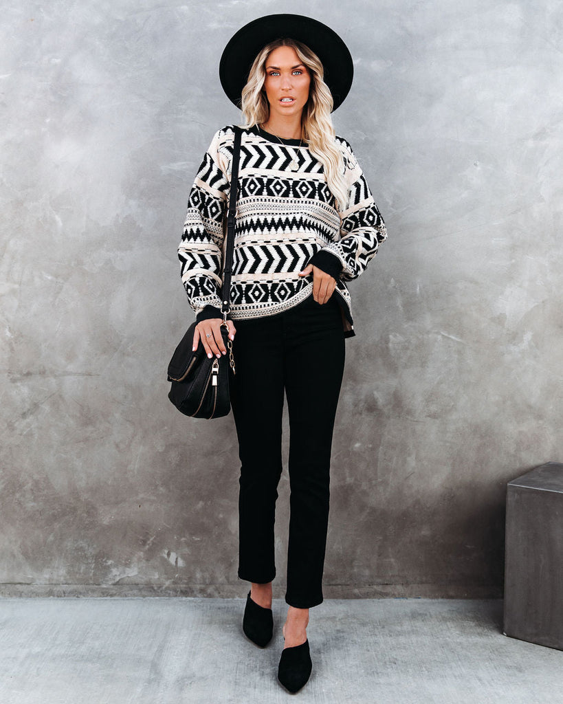 To The Beat Of The Drum Knit Sweater Orro Shop